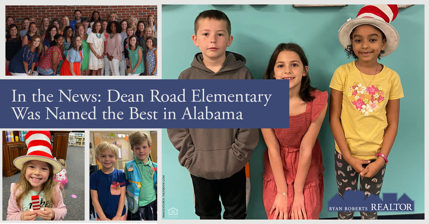 In the News: Dean Road Elementary Was Named the Best in Alabama