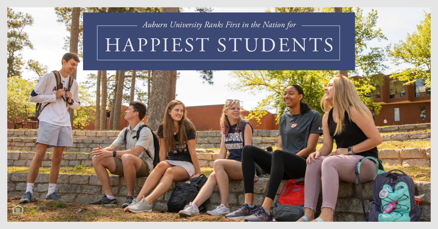 In the News: Auburn University Ranks First in the Nation for Happiest ...